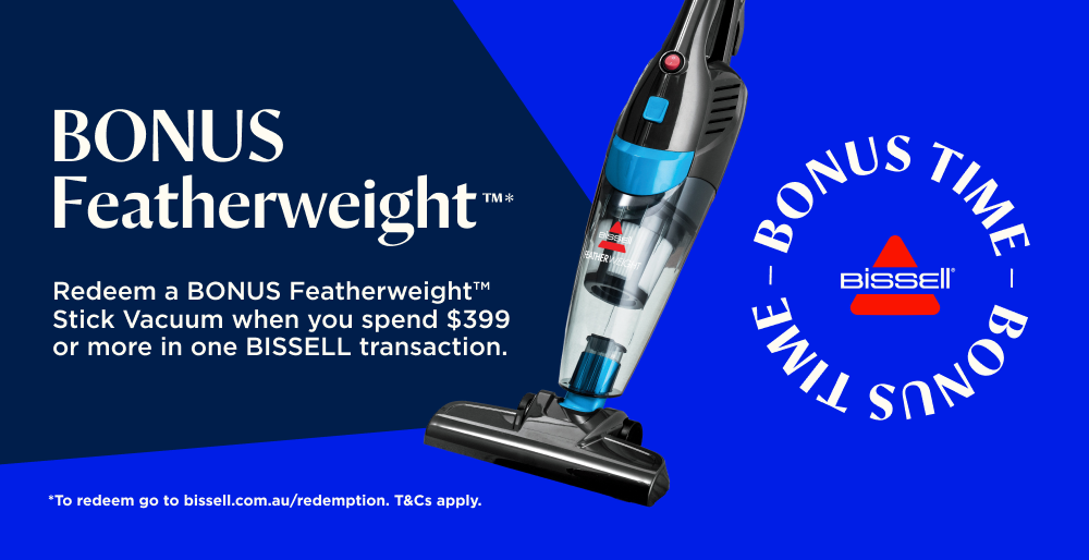 Claim a Bonus Bissell Featherweight with Select Purchases – Stan Cash
