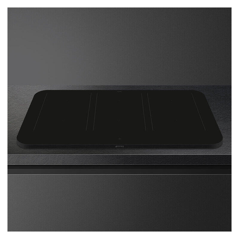Smeg Isola 90cm Alta Induction Cooktop with Autovent 2.0 - Matte Black ...