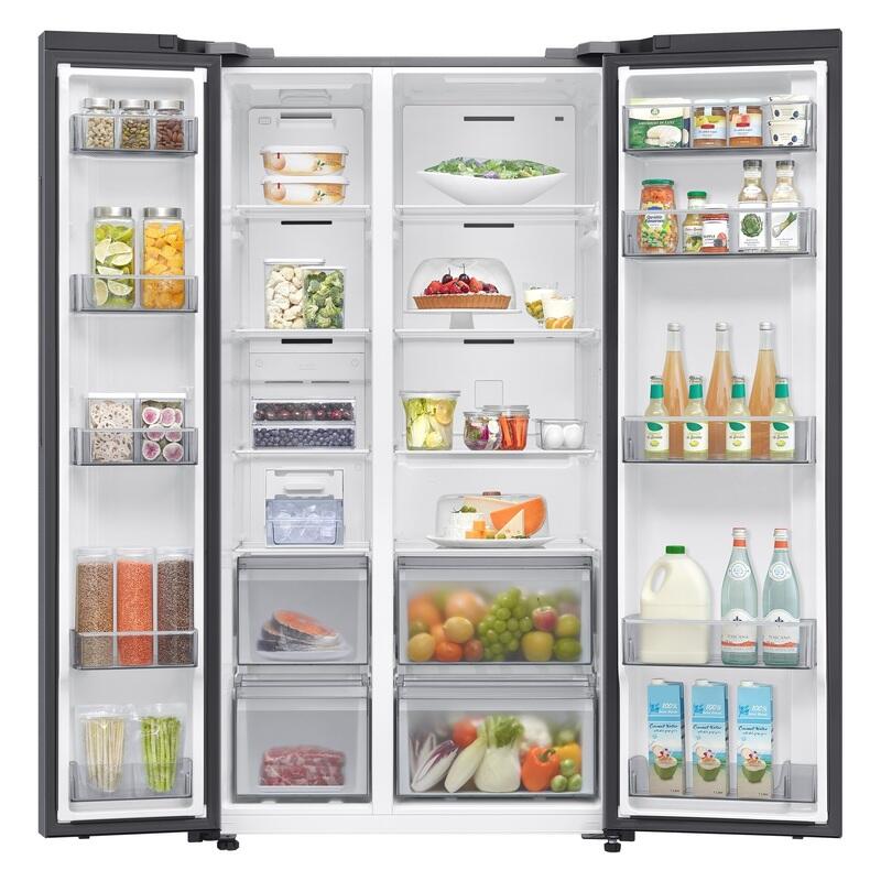 Samsung 655L Smart Side-by-Side Fridge Freezer - Silver – Stan Cash