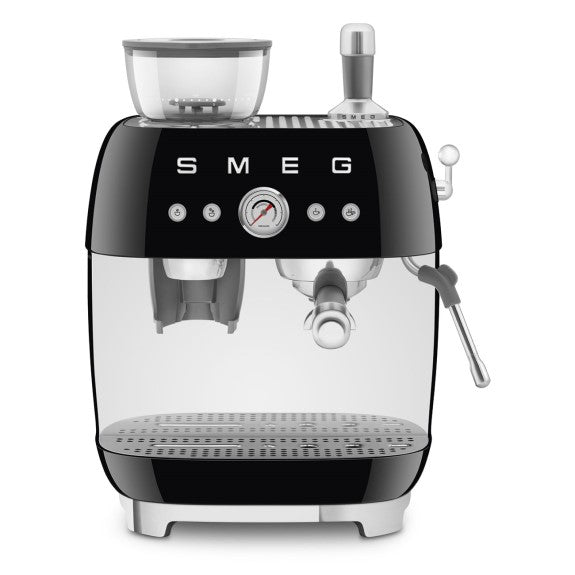 Smeg 50's Style Espresso Machine with Grinder - Black – Stan Cash